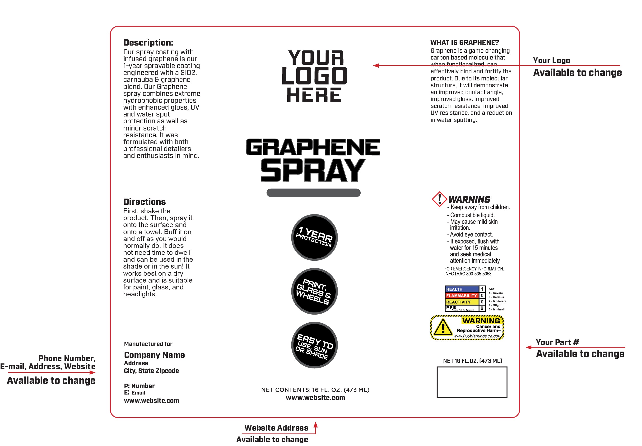 Private Label Graphene + Ceramic Spray Coating – Renegade Private Label
