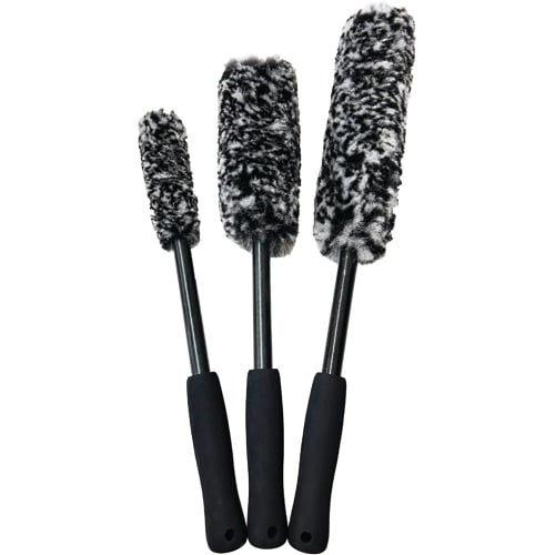 BIG 3 Wheel Scrubber Set with Soft Grip, Grey (1 set/pk, 8 sets/cs ...