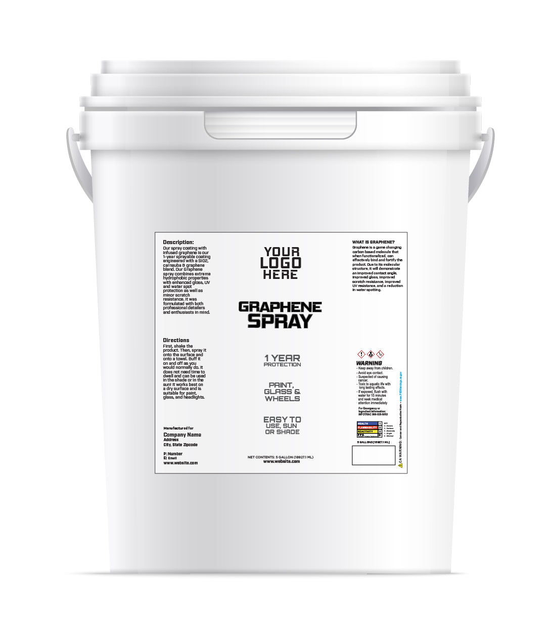 5 Gallon Graphene Spray Coating – Renegade Private Label