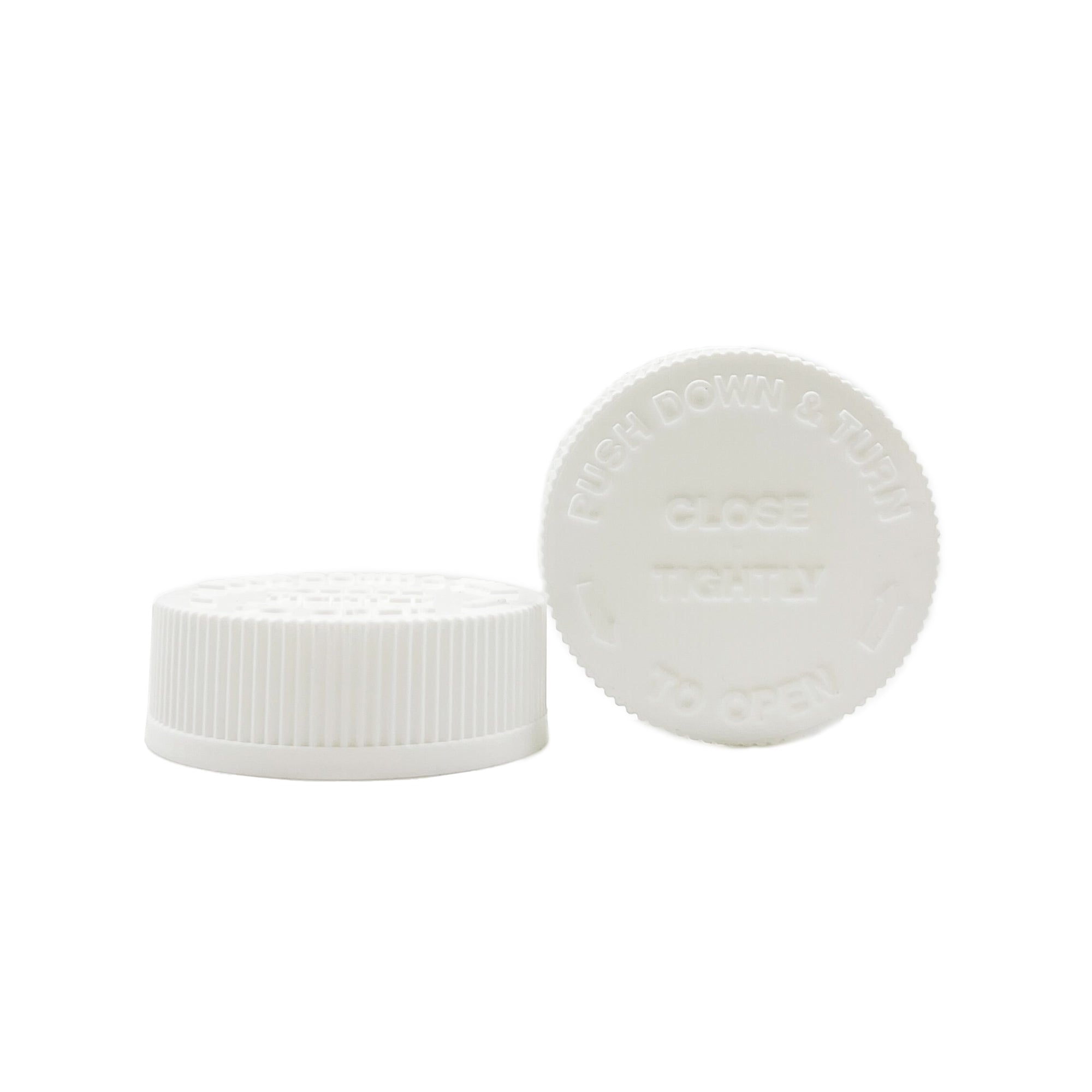 White 1 Gallon Child Proof Gallon Caps, Pack of 55 – Renegade Private Label